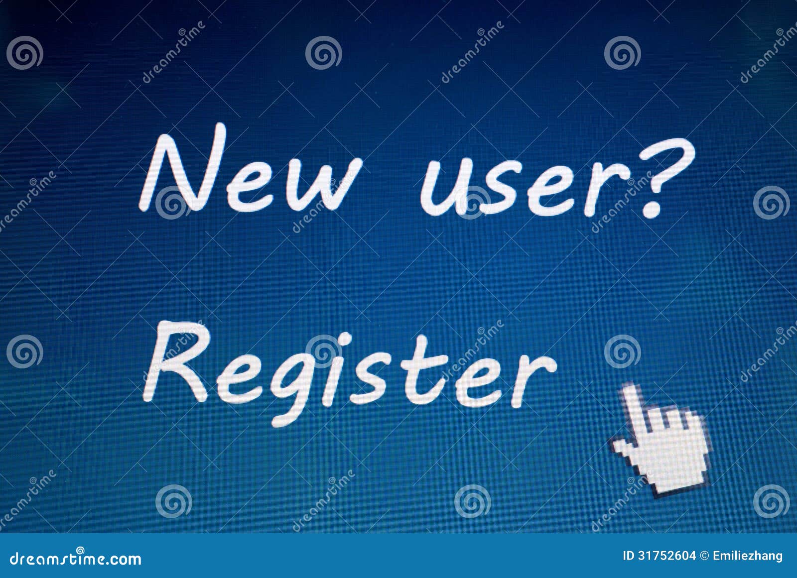 New user register stock photo. Image of connection, email - 31752604