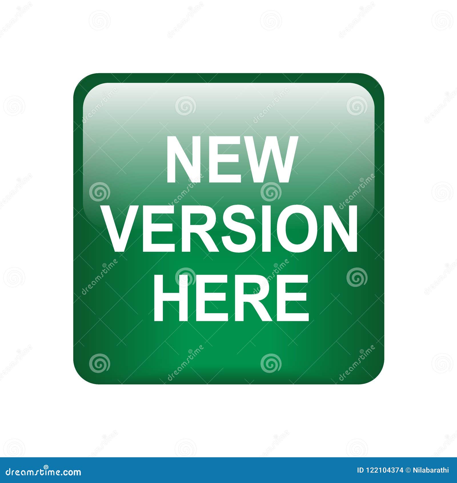 New version here stock illustration. Illustration of download - 122104374