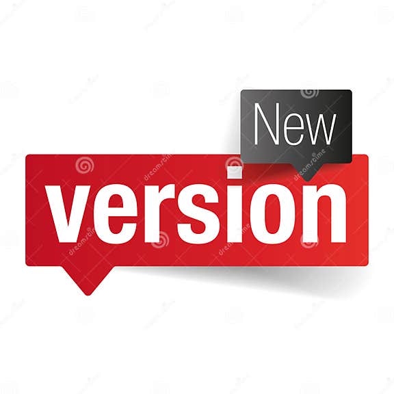 New Version label tag stock vector. Illustration of product - 121001295