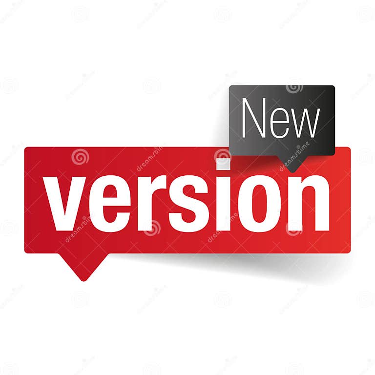 New Version label tag stock vector. Illustration of product - 121001295