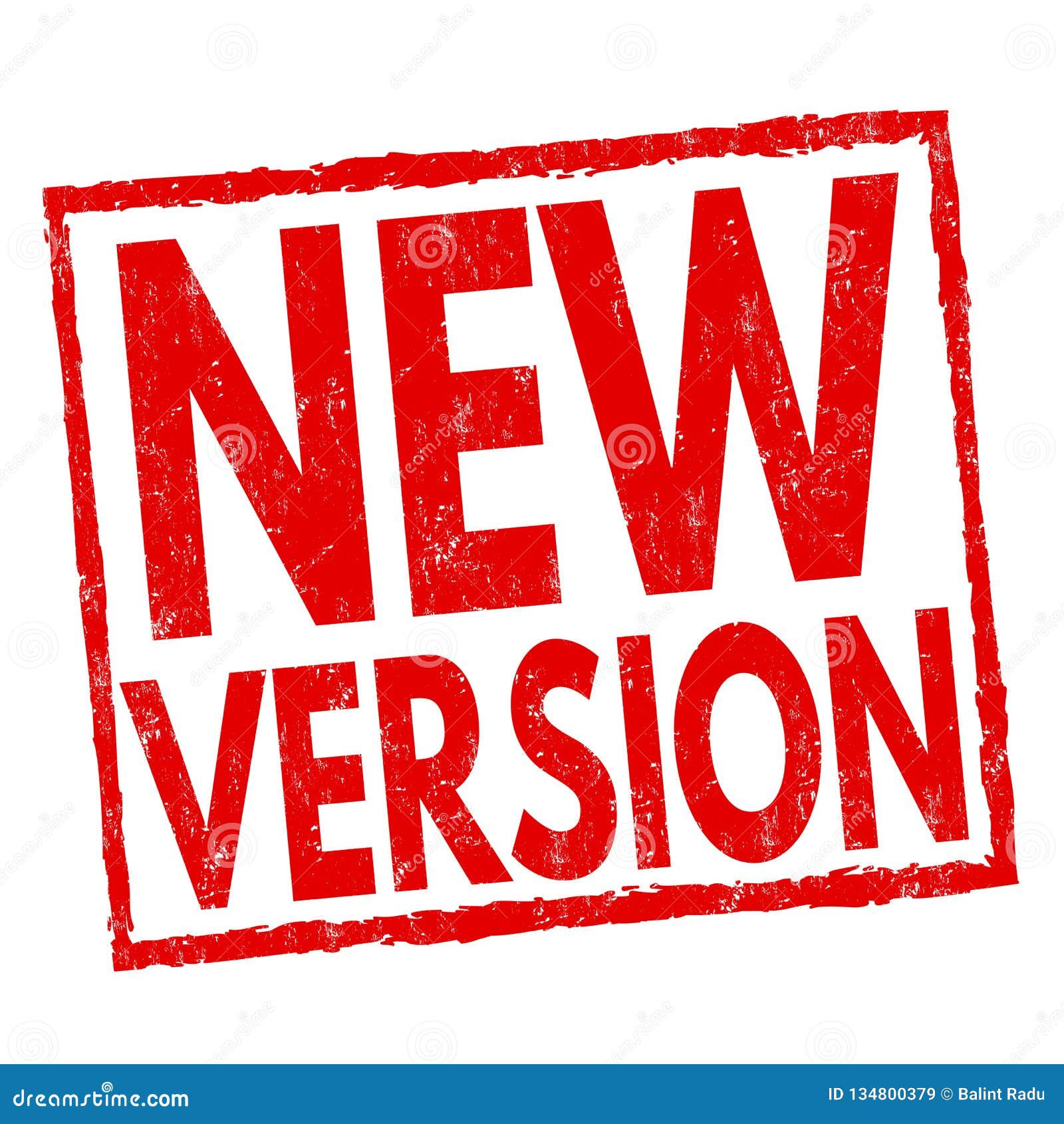 New version sign or stamp stock vector. Illustration of computer ...