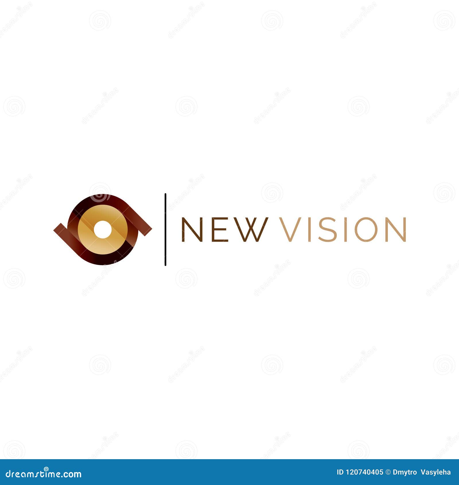 New vision logo stock vector. Illustration of color - 120740405