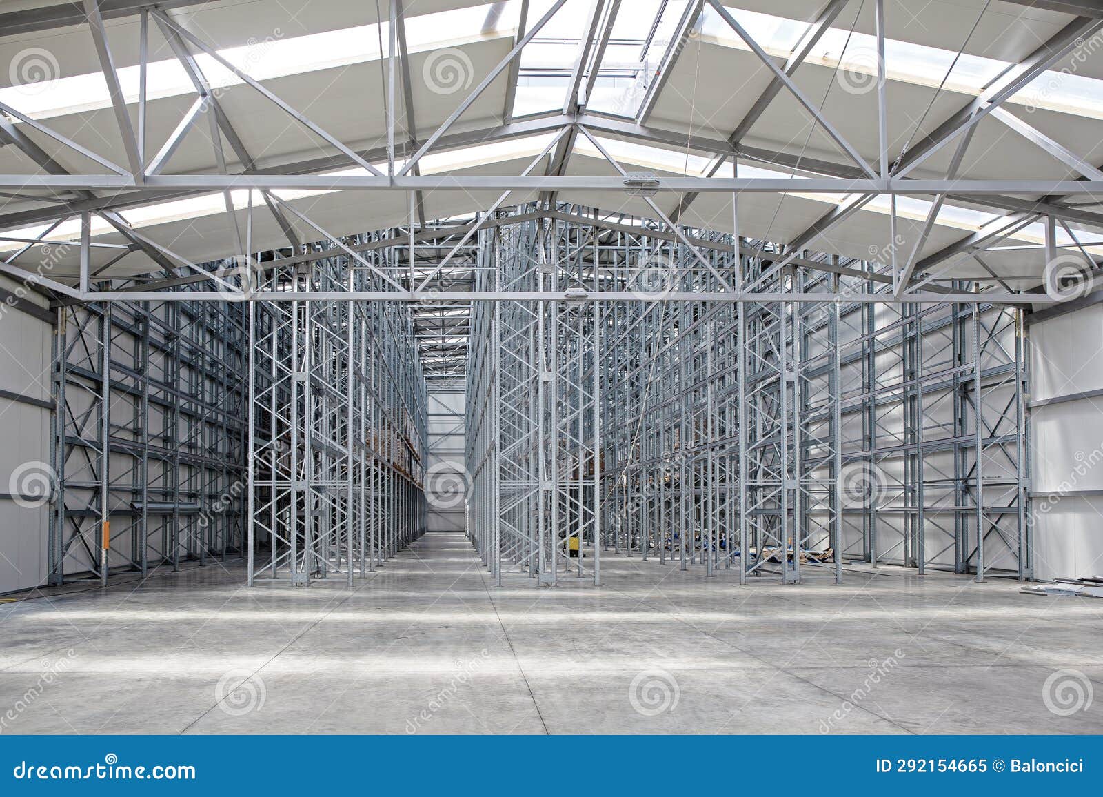 New Warehouse Hall Interior Stock Image - Image of equipment, warehouse ...