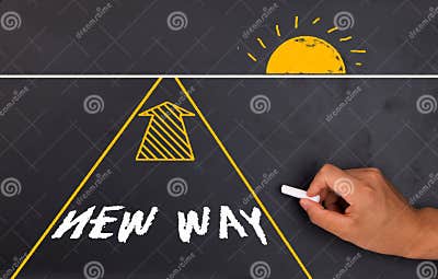 New way stock photo. Image of adaptation, manage, strategy - 43377546
