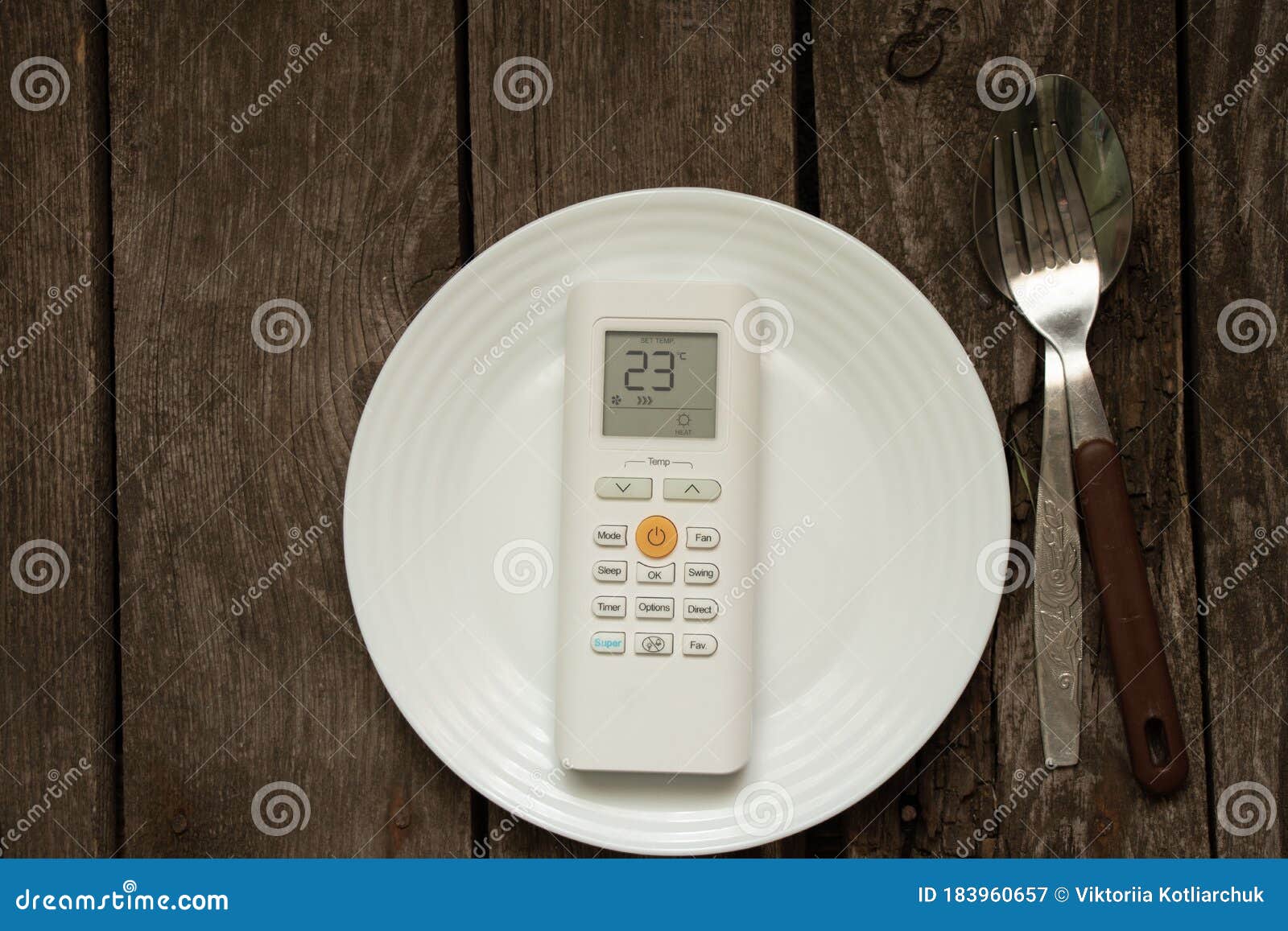 New White Air Conditioner Remote Control with Temperature Mode for Heat ...