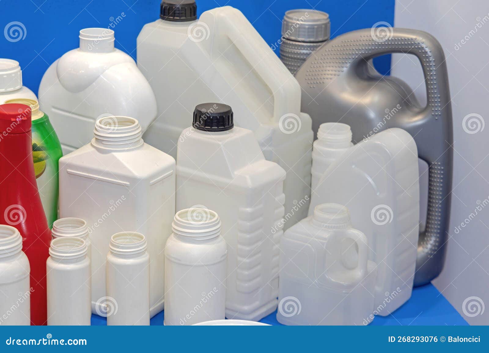 New Plastic Bottles stock photo. Image of bottles, white - 268293076