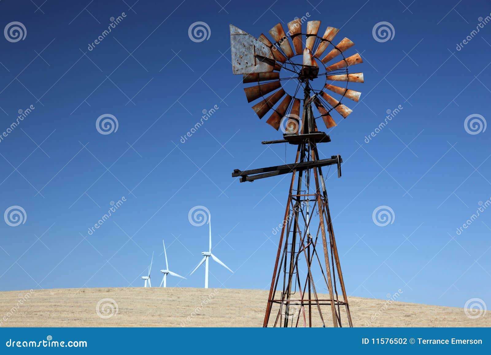 New Windmills for Old stock photo. Image of environmental - 11576502