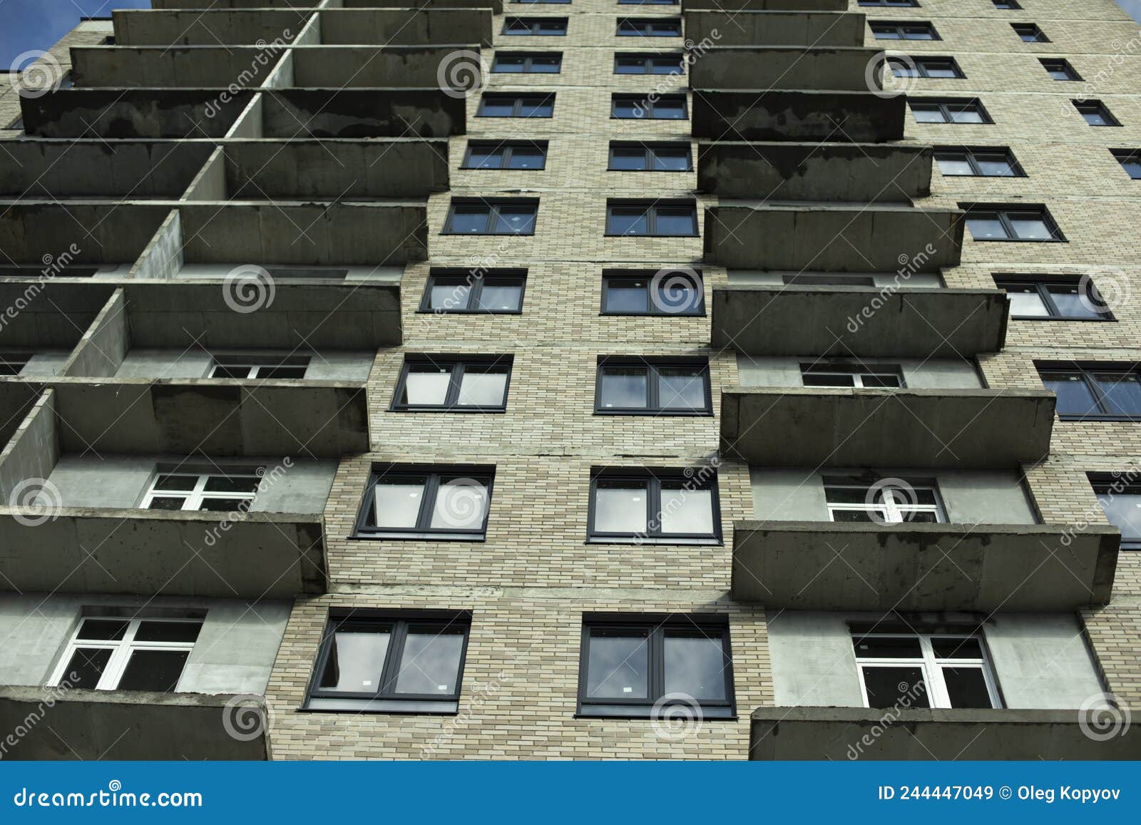 New Windows in House. Building is Under Construction Stock Image ...