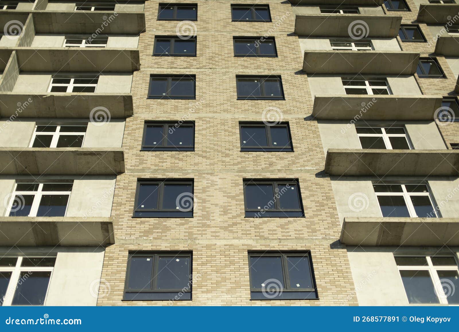 New Windows in House. Construction of Building Stock Image - Image of ...