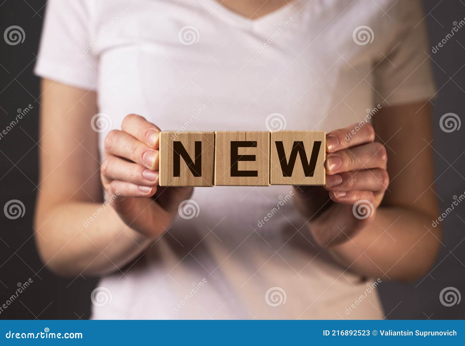 New Word Text. New in Education and Business Concept Stock Image ...