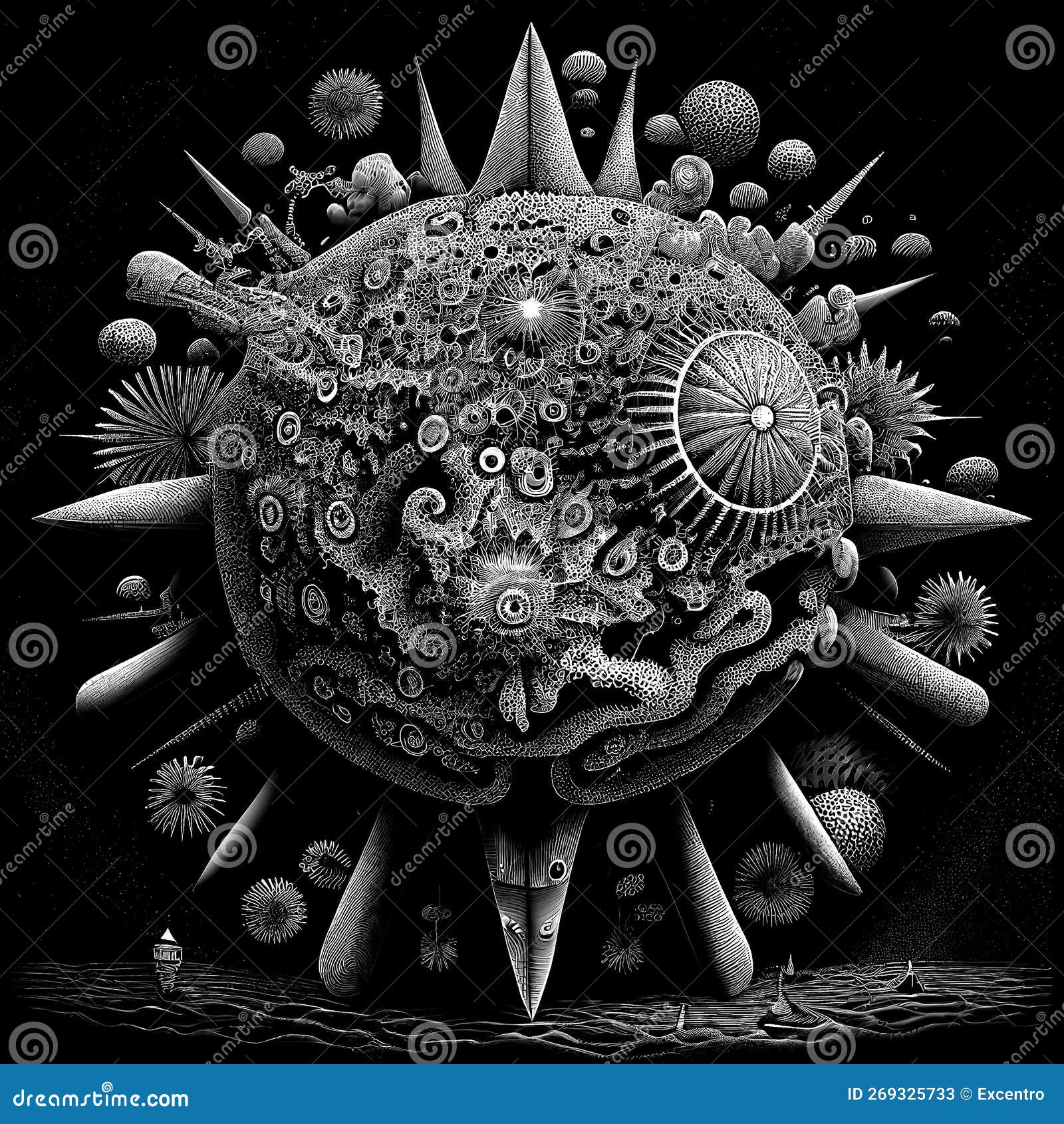 New world stock illustration. Illustration of concept - 269325733