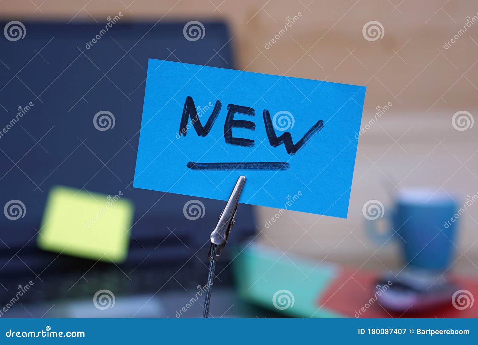 New written on a memo stock image. Image of businessman - 180087407