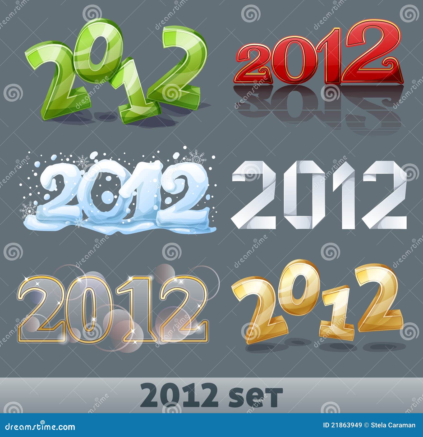 New year 1012 stock vector. Illustration of celebrate - 21863949