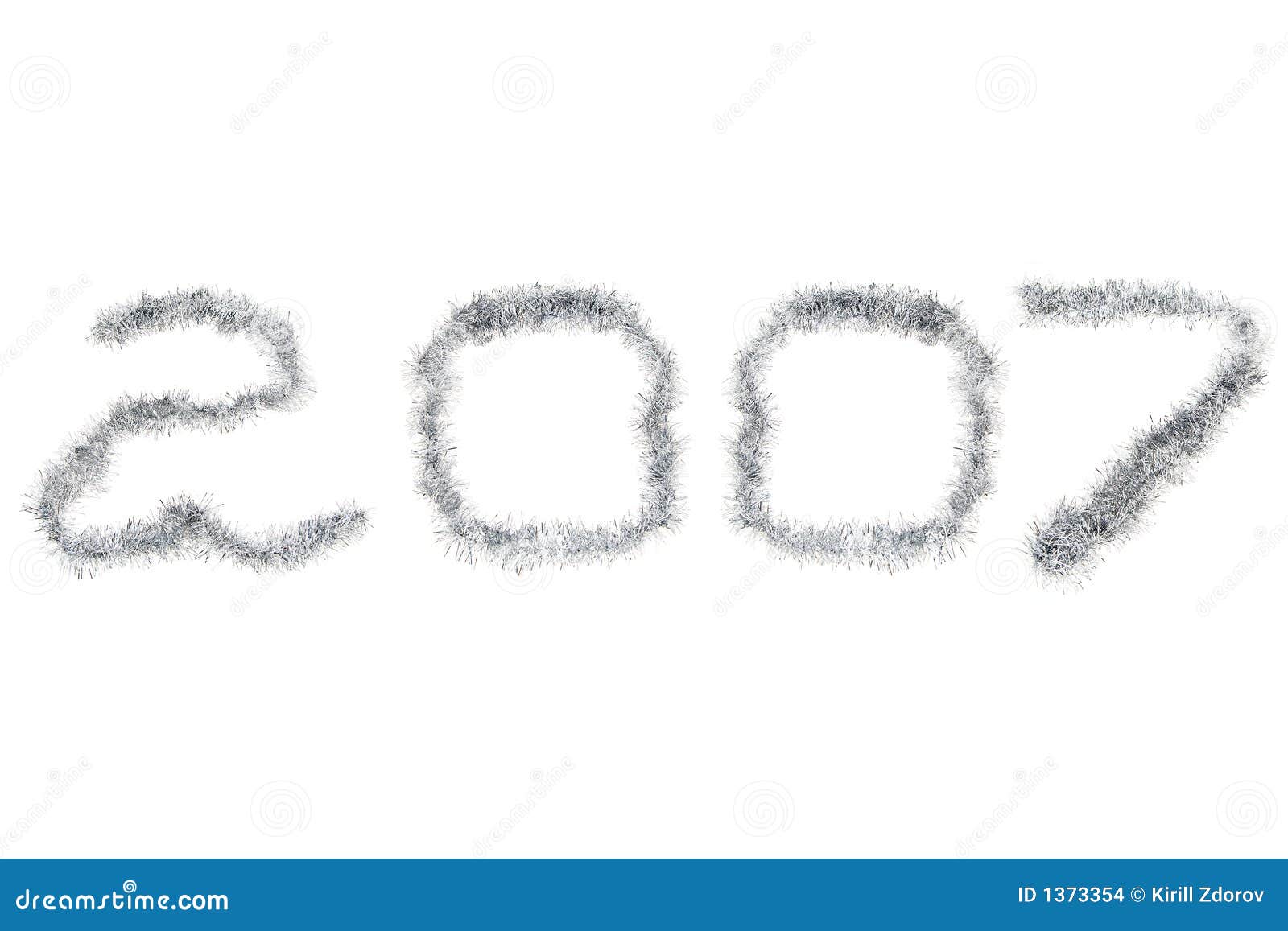 New year 2007 stock photo. Image of letters, celebrating - 1373354