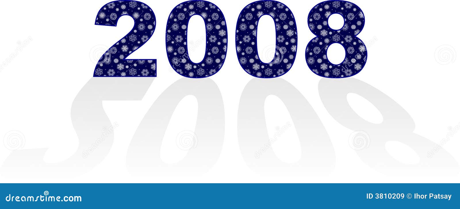 New year 2008 stock vector. Illustration of crystals, elegant - 3810209