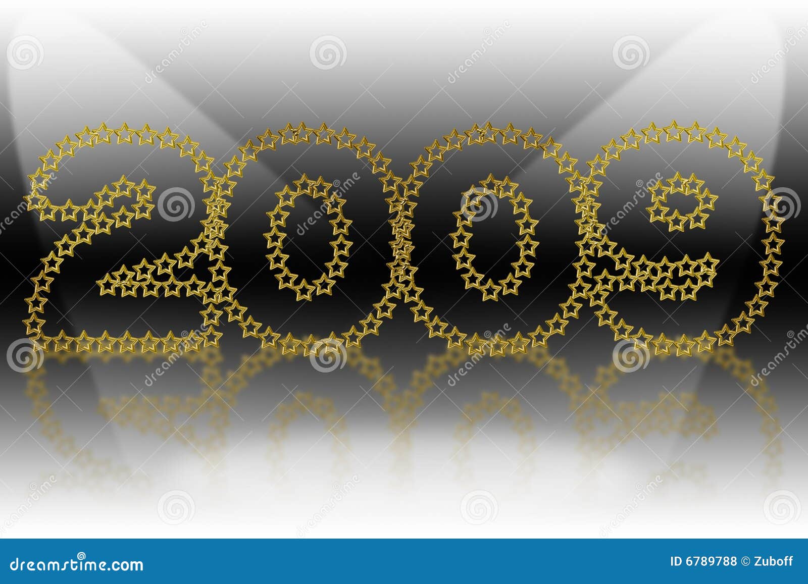 New year 2009 stock illustration. Illustration of concept - 6789788