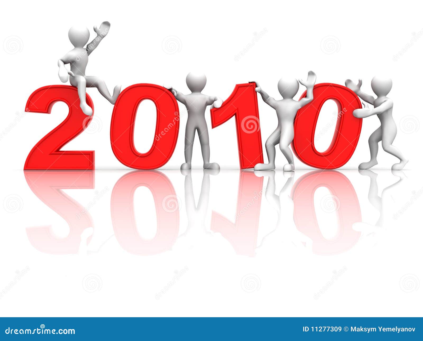 New Year. 2010 stock illustration. Illustration of futuristic - 11277309