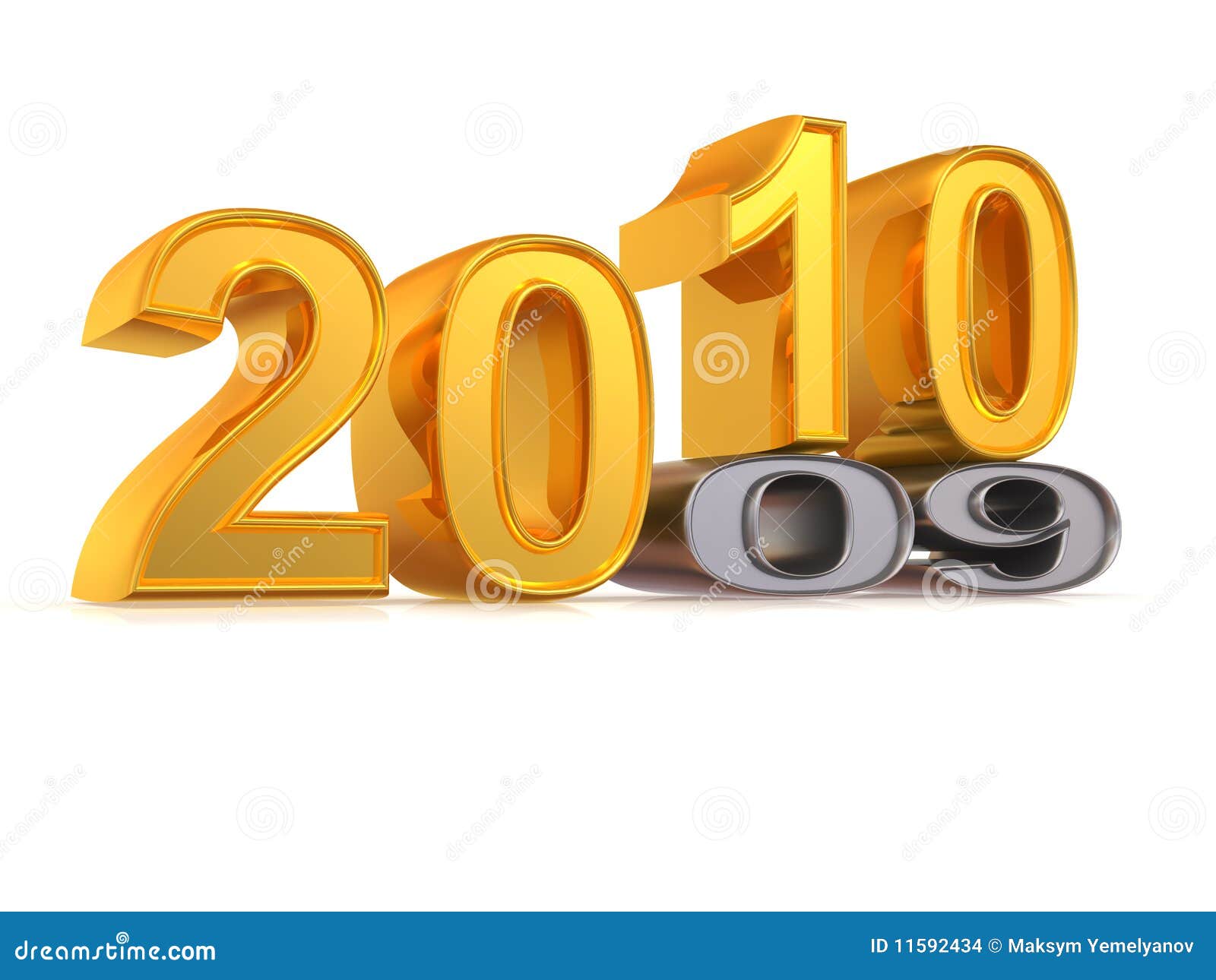 New Year. 2010 stock illustration. Illustration of curve - 11592434
