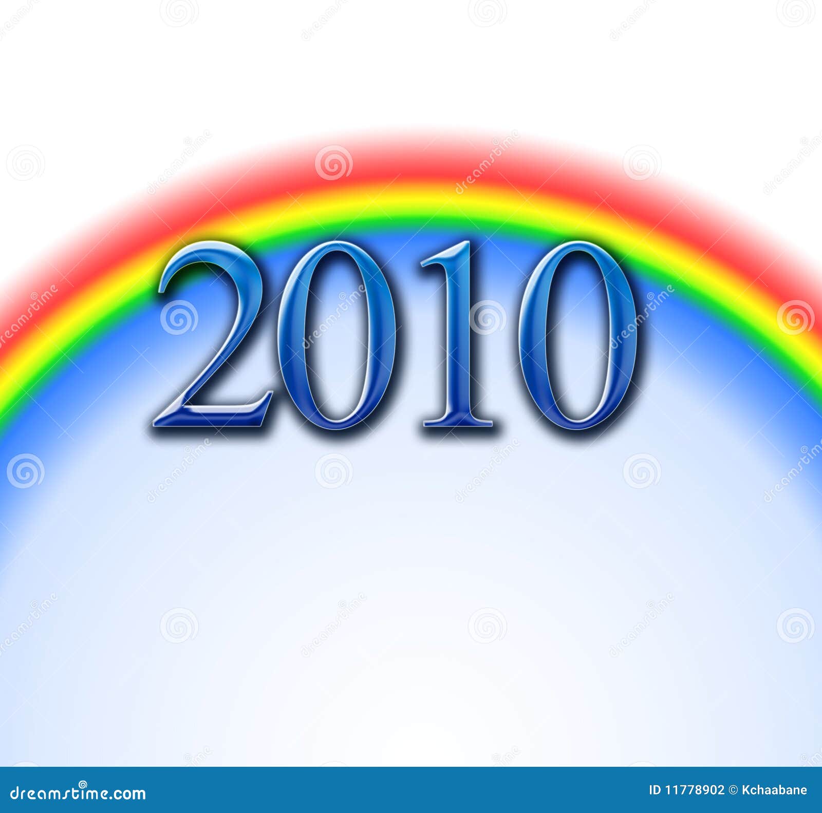 New year 2010 stock illustration. Illustration of clip - 11778902