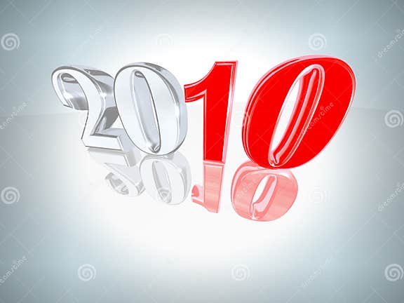 New Year 2010 background stock illustration. Illustration of figure ...