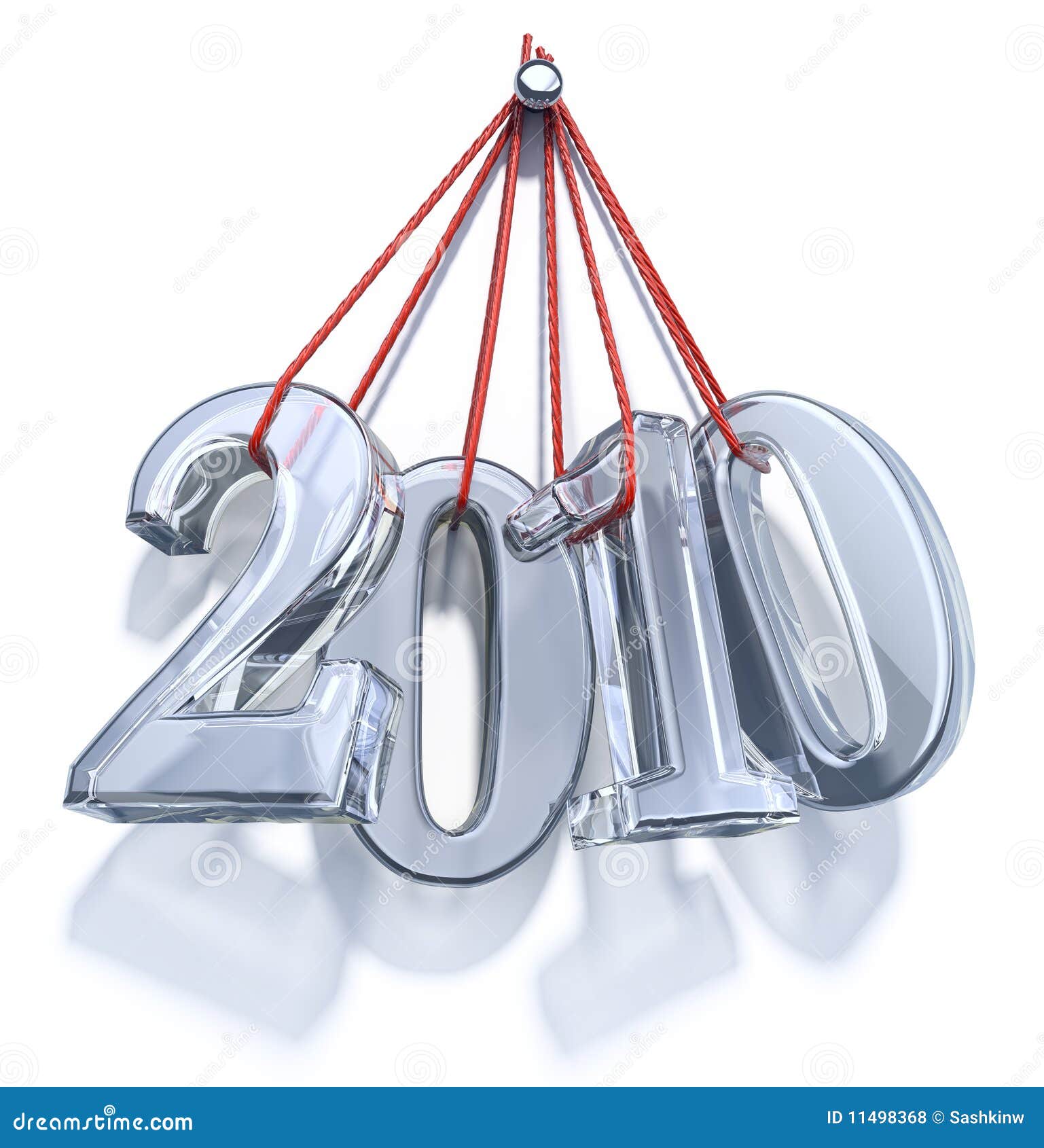 New Year 2010 ice numbers stock illustration. Illustration of future ...