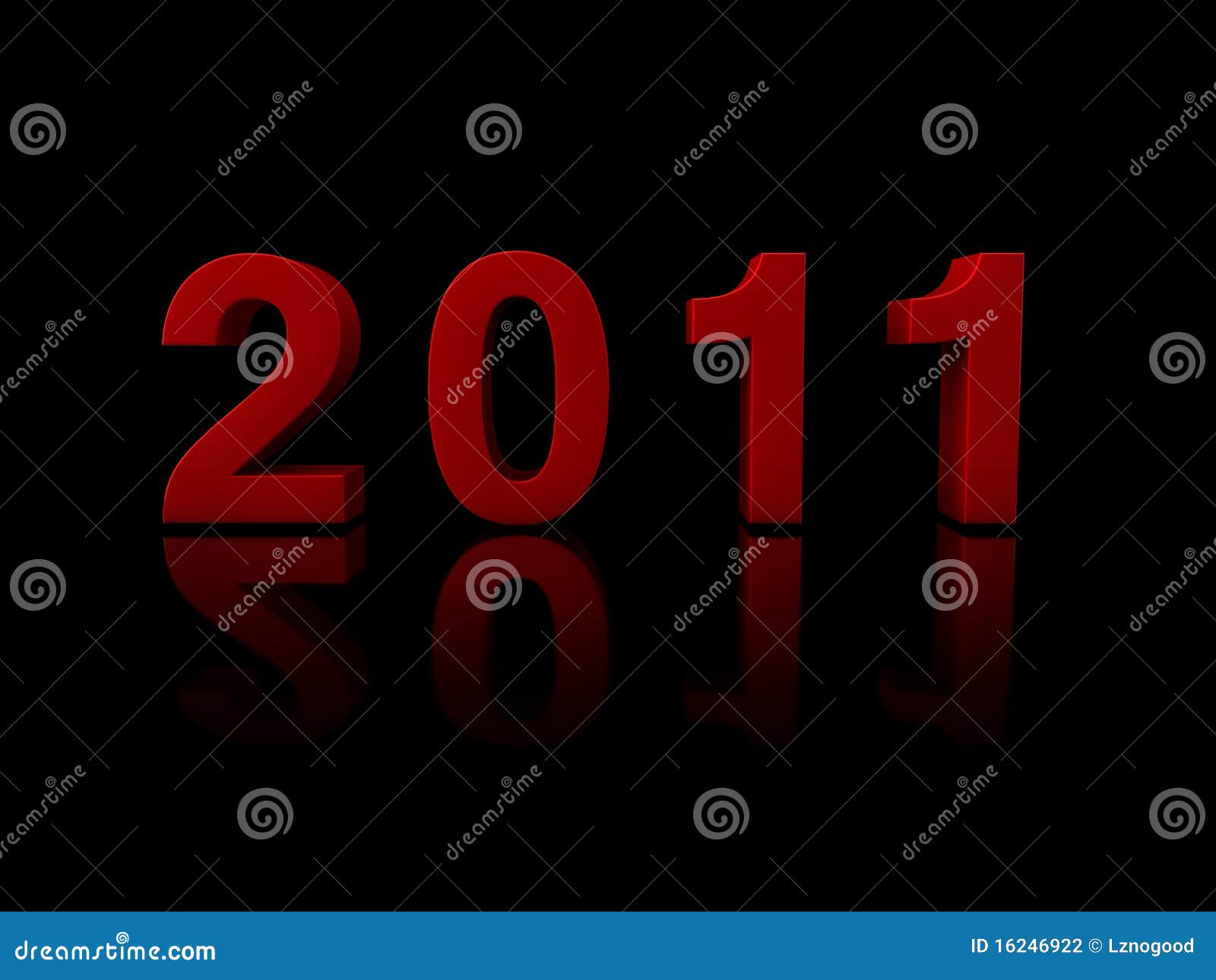 New year 2011 stock illustration. Illustration of cube - 16246922