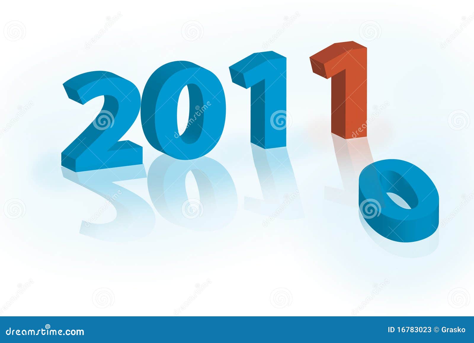New year 2011 stock illustration. Illustration of graphic - 16783023