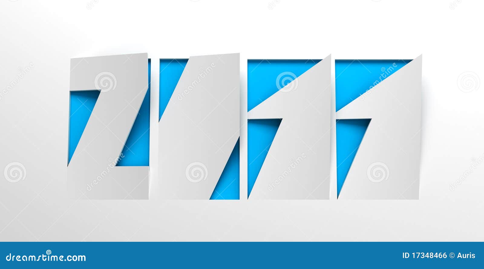 New year 2011, 3d symbol stock illustration. Illustration of symbol ...