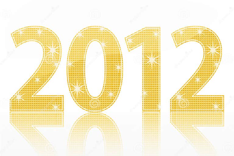 New Year 2012 stock illustration. Illustration of glow - 18538966
