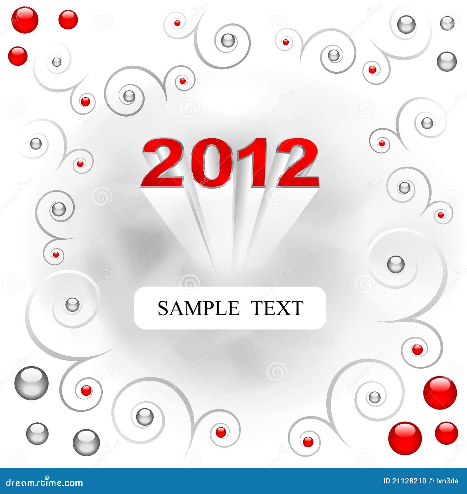 New Year 2012 background stock vector. Illustration of season - 21128210