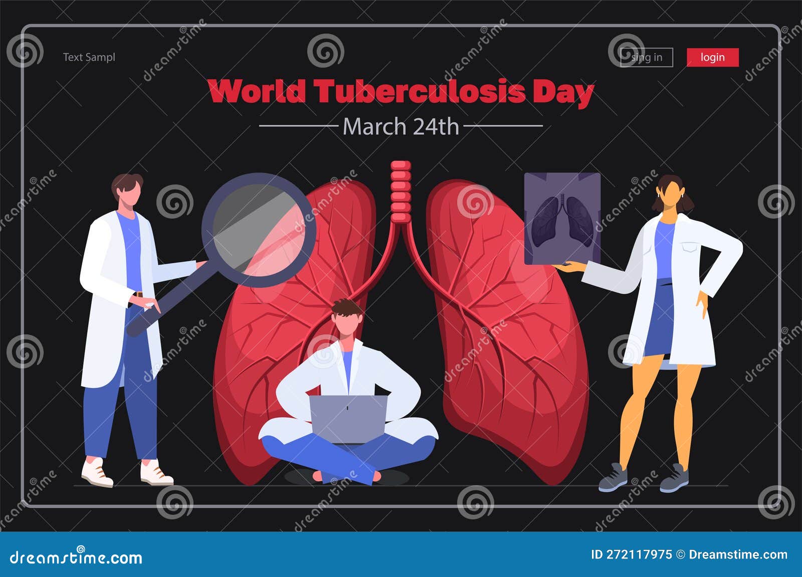 The Development Of Tuberculosis. Stage 4. Infographics. Vector ...