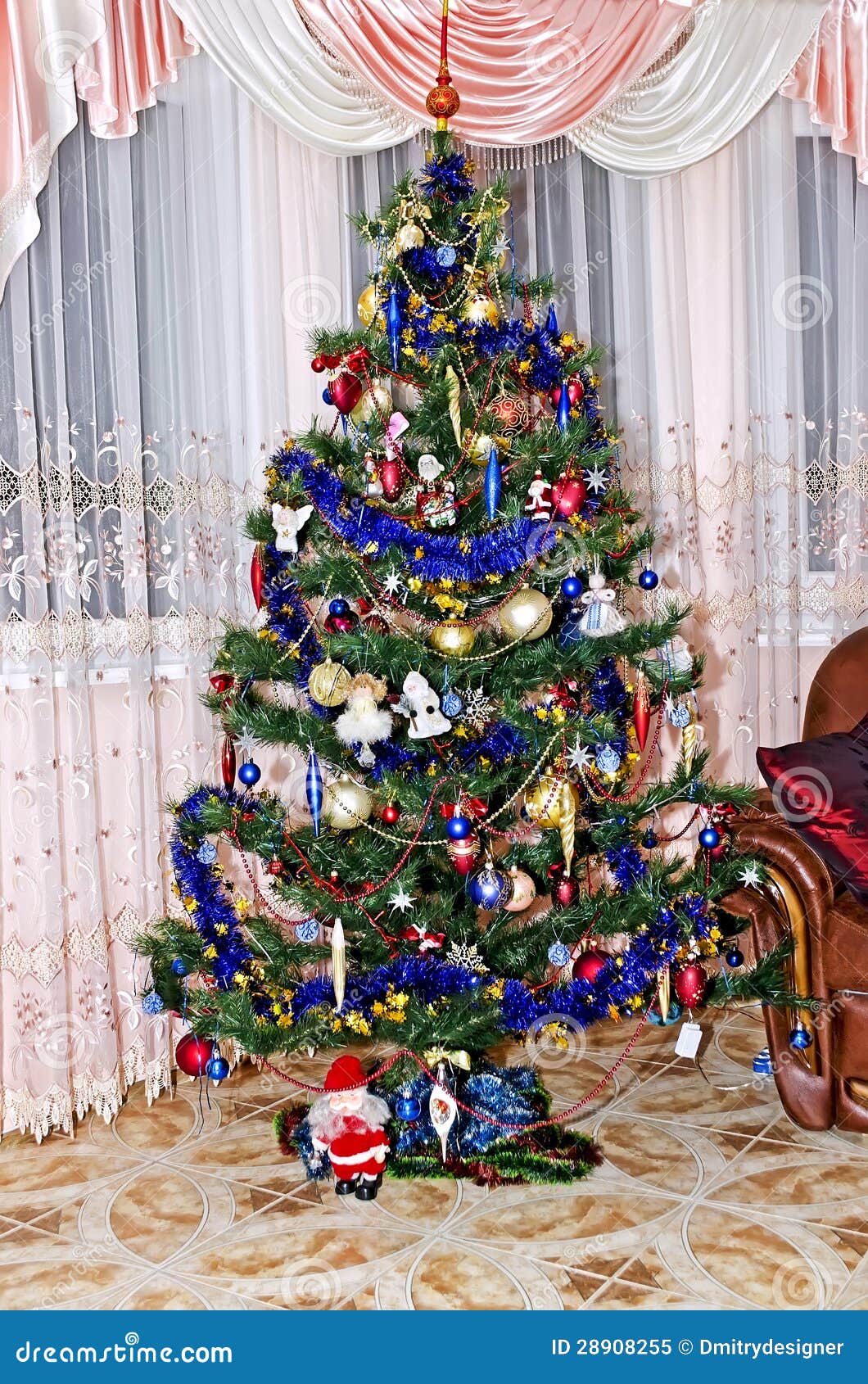 New Year Background - Christmas Tree Stock Image - Image of celebrate ...