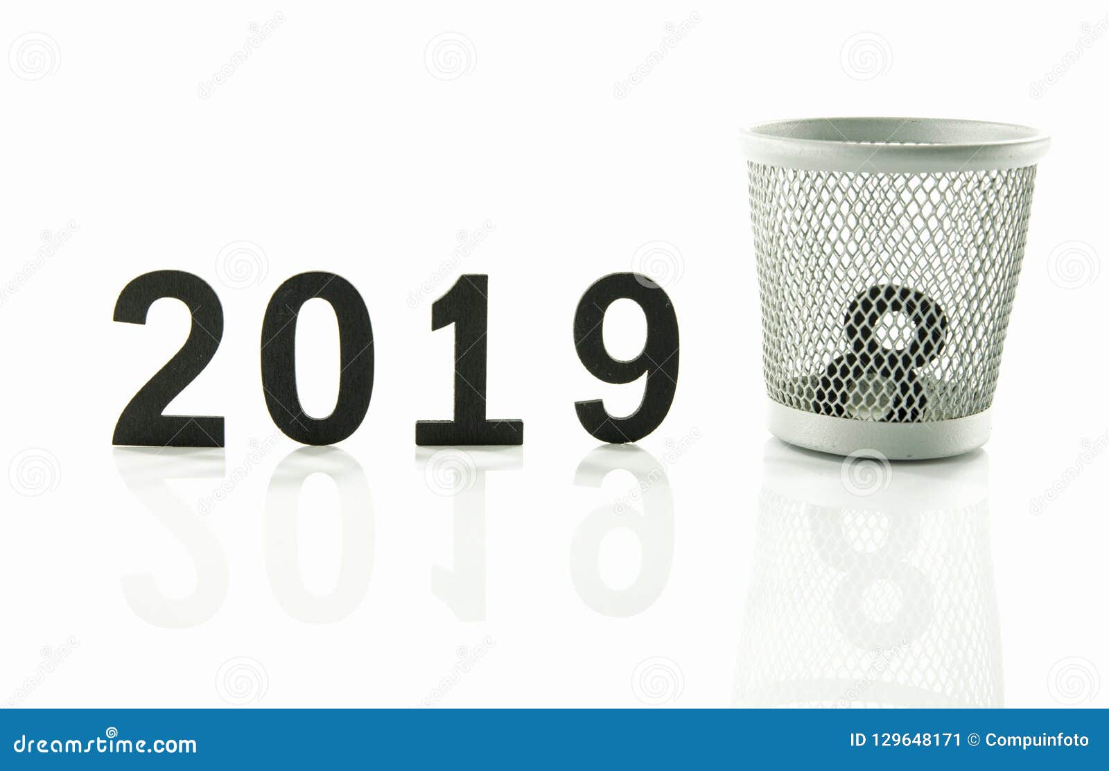New Year Changing from 2018 in 2019 Stock Image - Image of planing ...