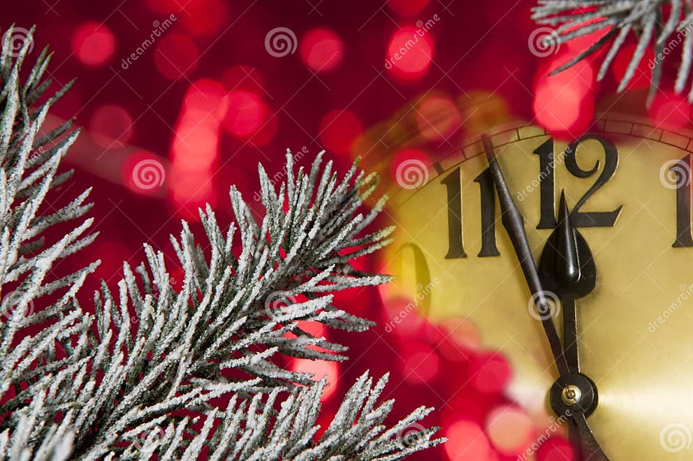 New year clock stock photo. Image of celebration, blurr - 26686210