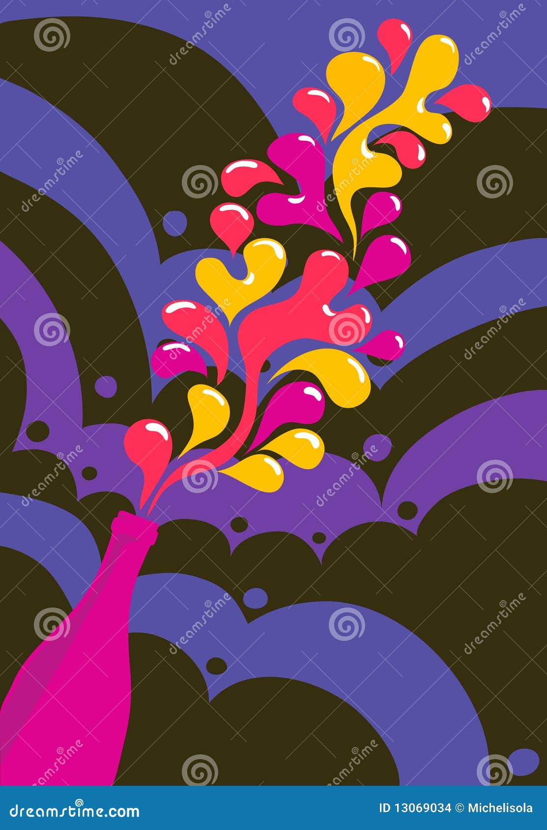 New Year Cocktail Countdown Stock Vector - Illustration of event, style ...