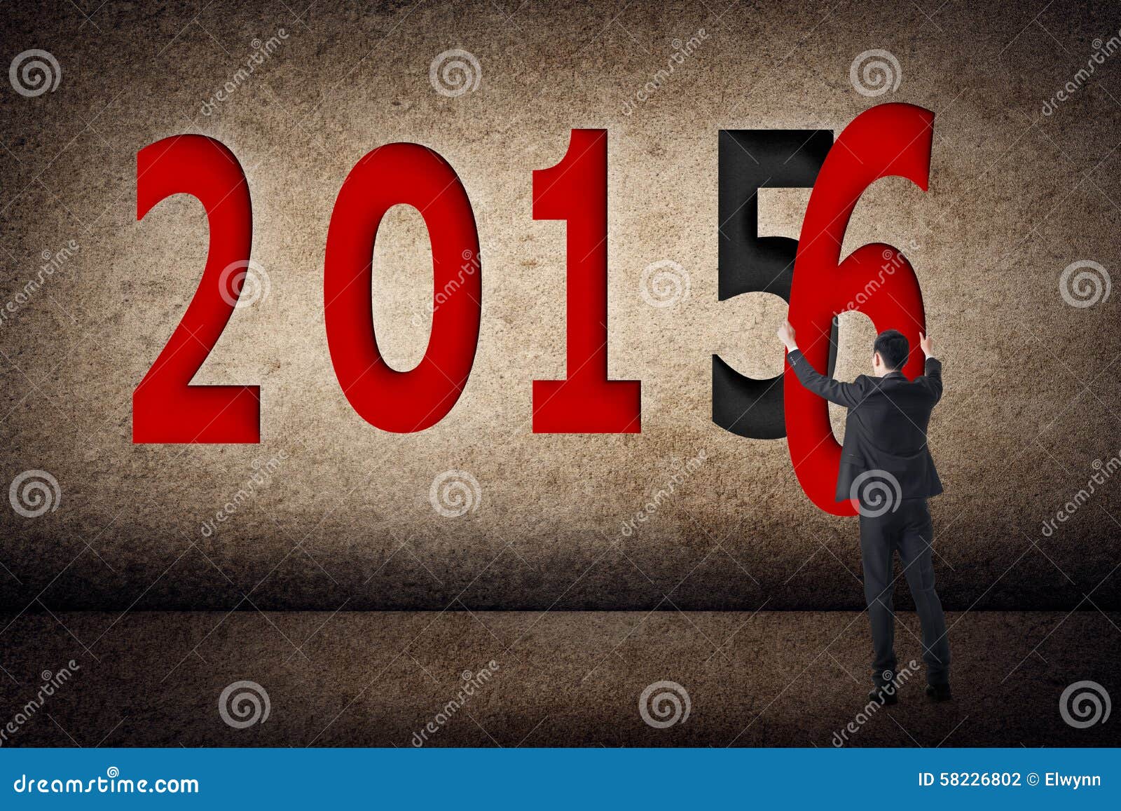 New year of 2016 stock photo. Image of celebrate, number - 58226802