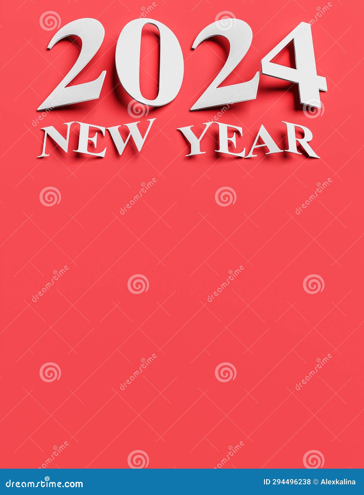 Red Numbers 2024 On A Background Of Snow. Numbers 2024 In The Snow ...