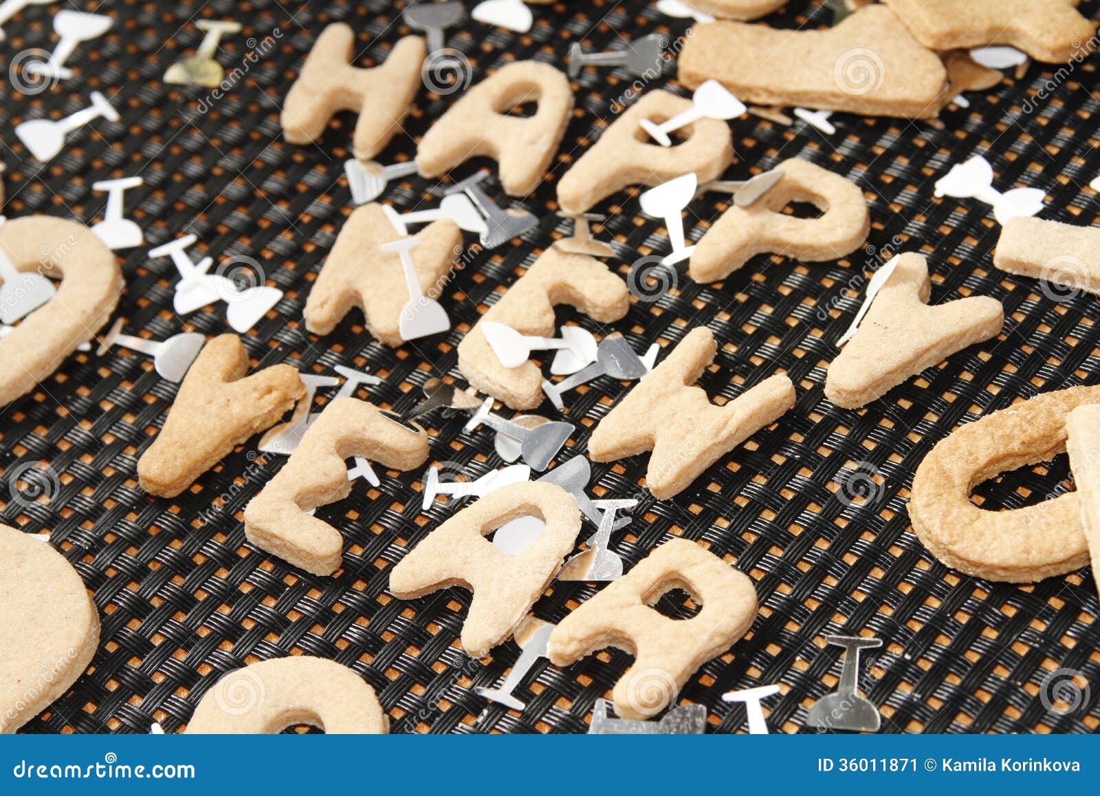 New year cookie stock image. Image of white, season, color - 36011871