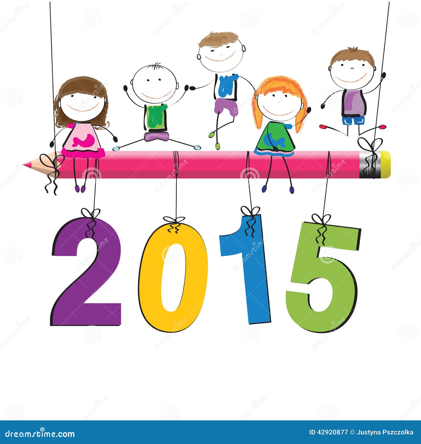 New Year 2015 stock vector. Illustration of party, season - 42920877