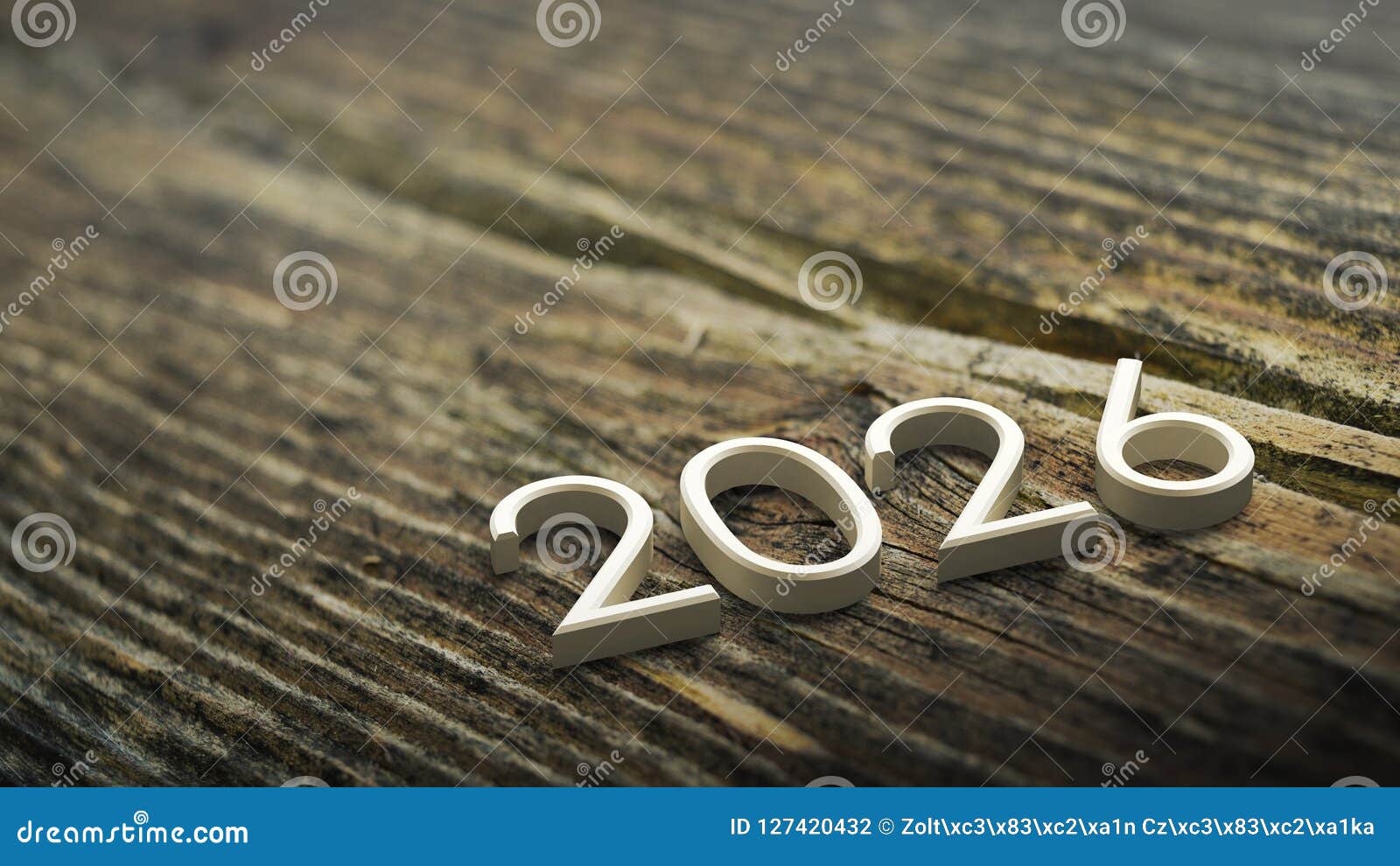 2026 3d rendering. stock illustration. Illustration of postcard - 127420432