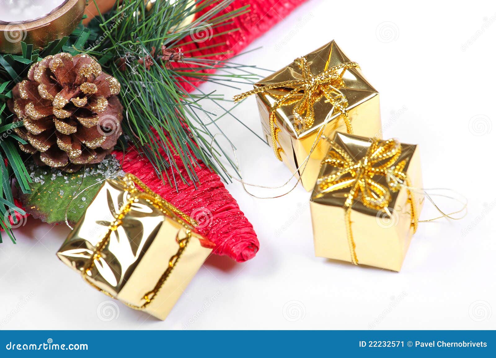 New Year Decoration Tools on White Stock Image - Image of celebrate ...