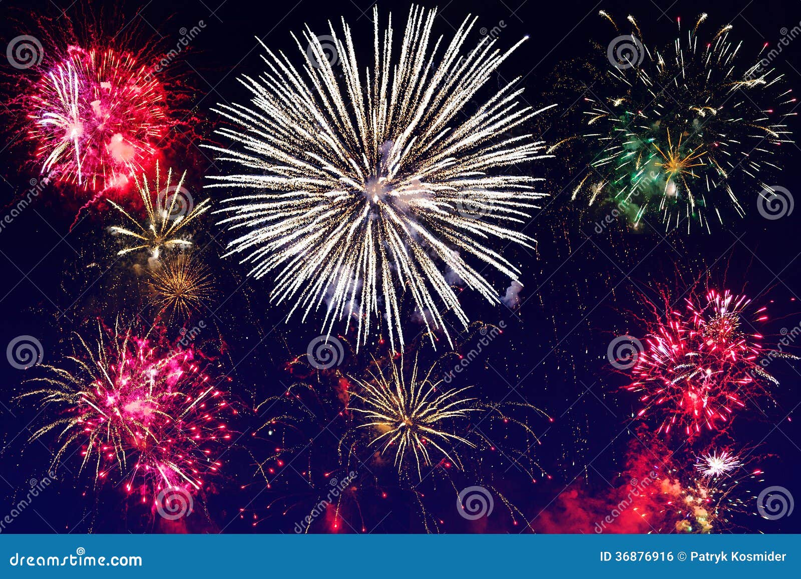 New year fireworks display stock photo. Image of entertainment - 36876916