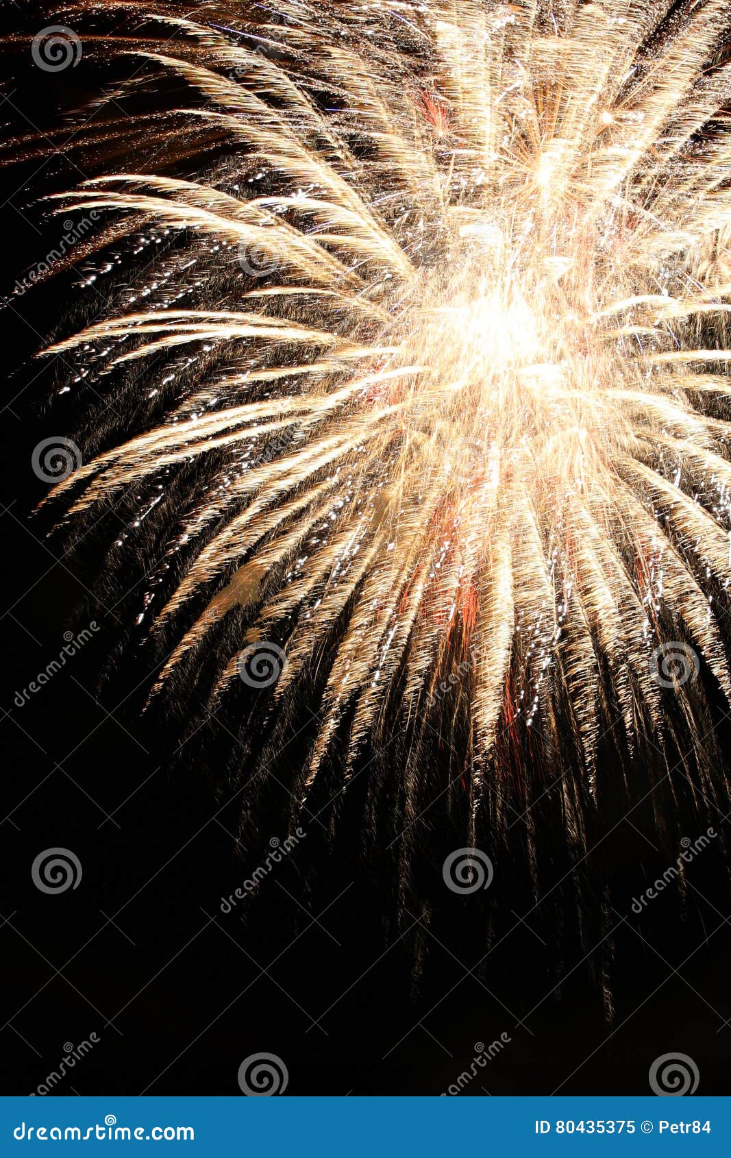 New Year Fireworks Frame Background Stock Image - Image of night ...