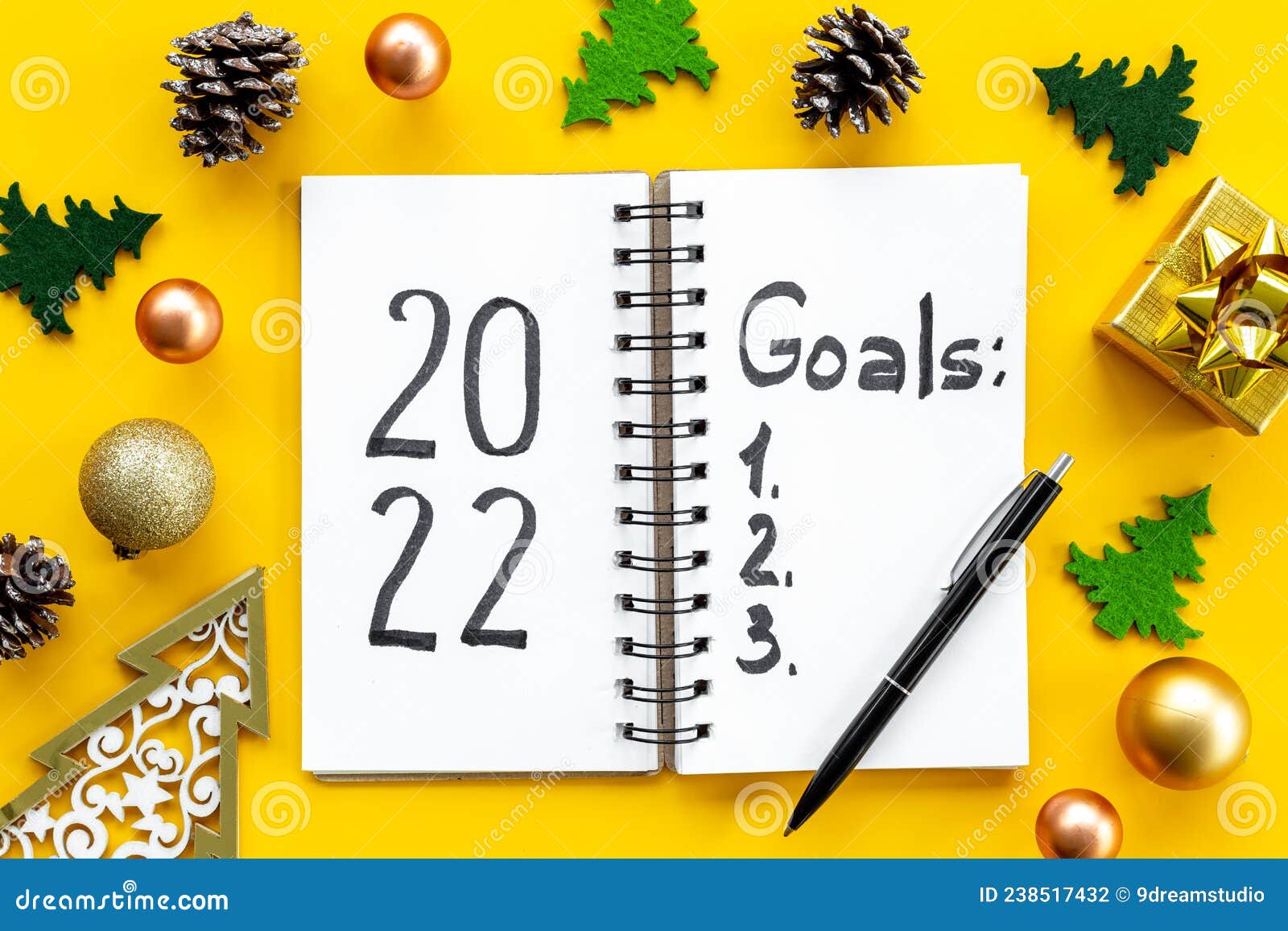 New Year Goals Plan - Inspirational and Motivating Concept Stock Photo ...