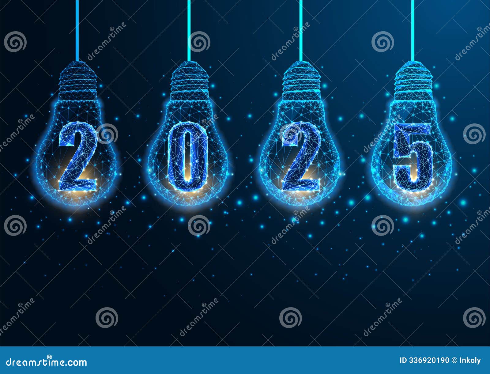 2025 New Year Innovations With Glowing 2025 Digits Inside Illuminated ...