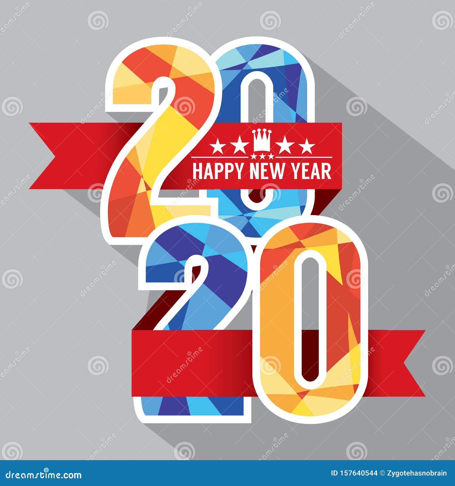 2020 New Year Label Badge Vector Stock Vector - Illustration of concept ...