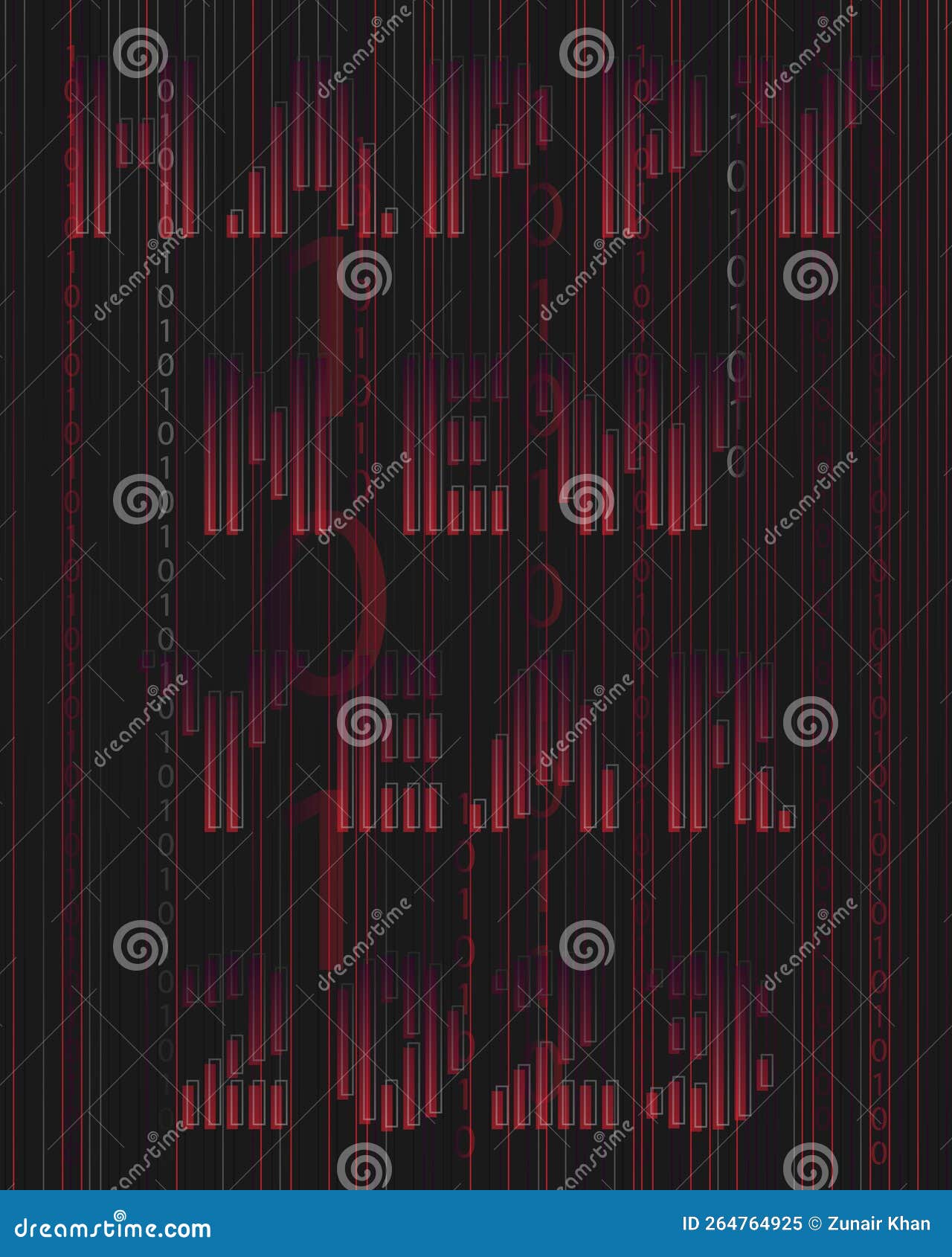 Happy New Year Matrix Effect, Vector Art, Greeting Card, 2023, Digital ...