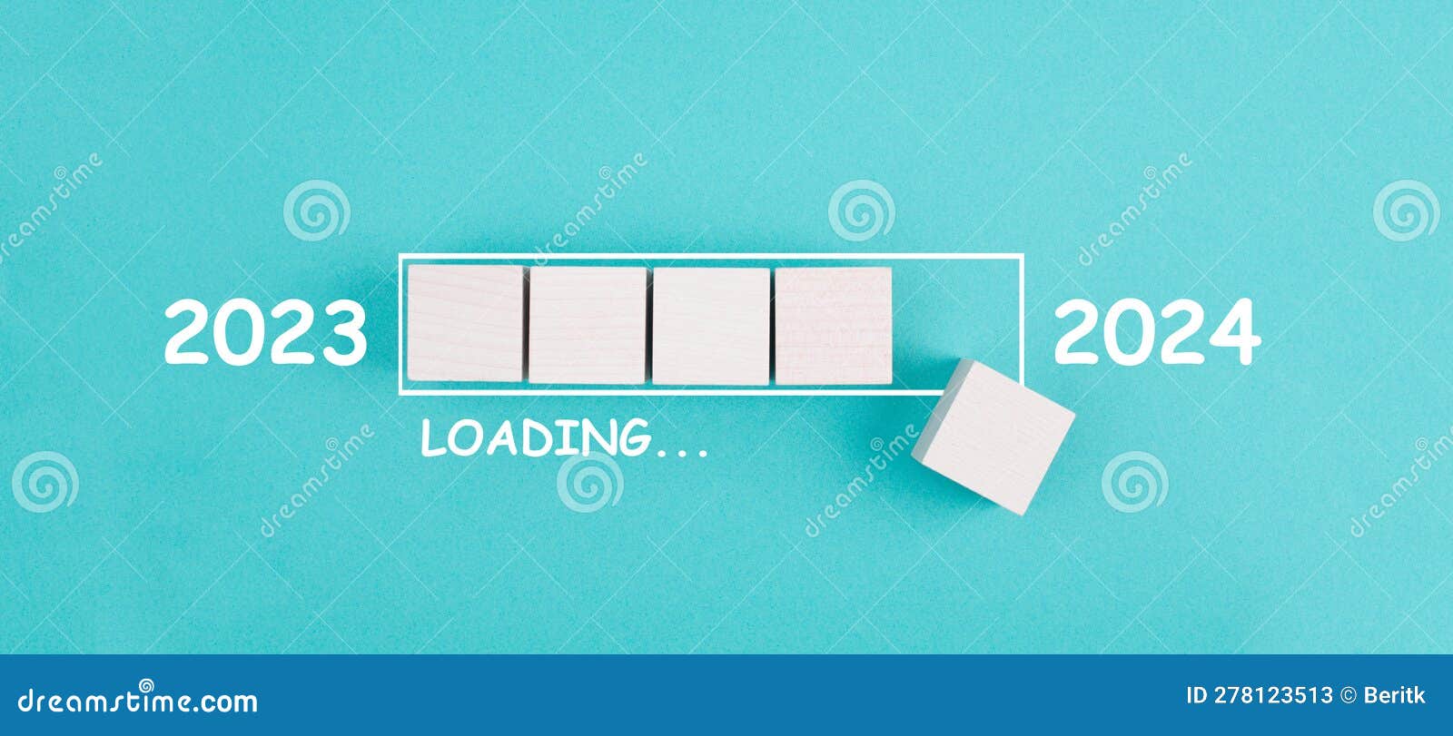 New Year 2024 is Loading, Calendar Date, End of the Year Stock Image ...