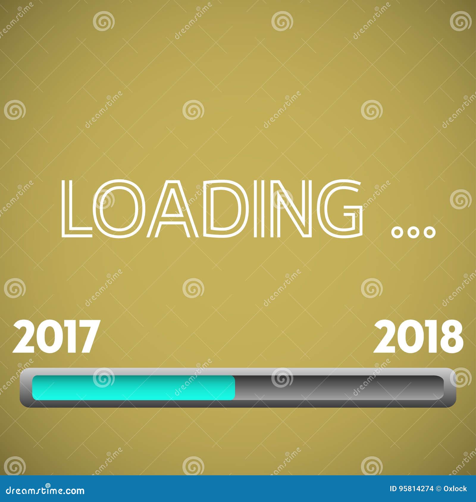New Year loading stock vector. Illustration of page, graphic - 95814274