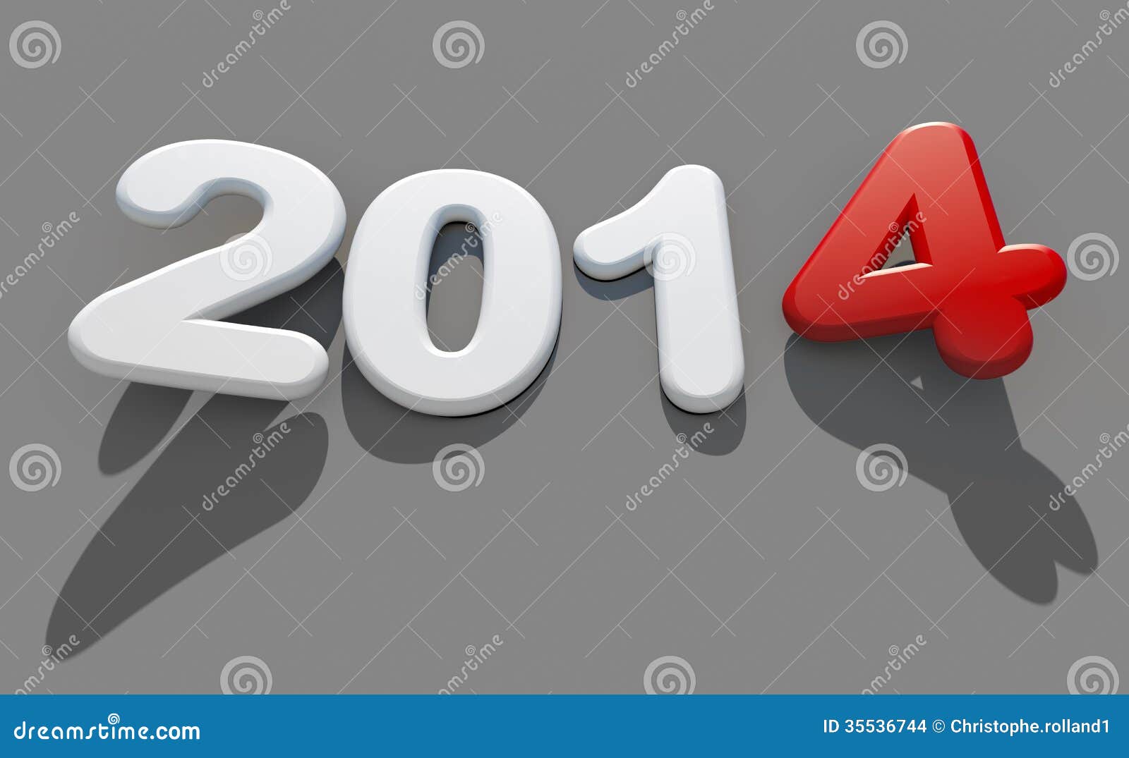 New year 2014 logo stock illustration. Illustration of celebrate - 35536744